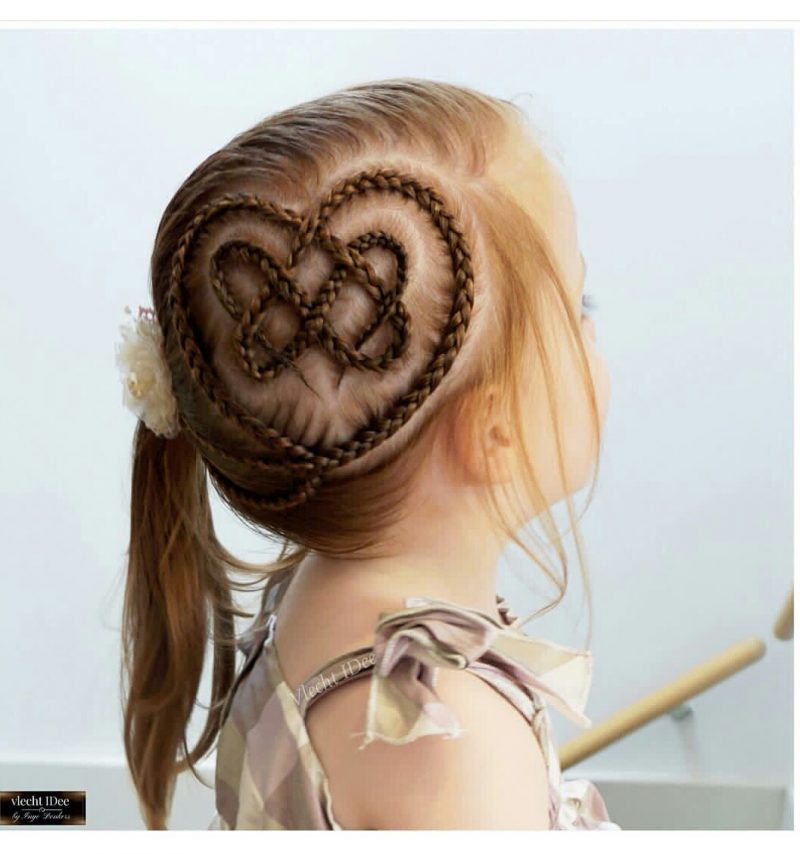 15 Lovable Kids Hairstyles For Valentine's Day - The Glossychic