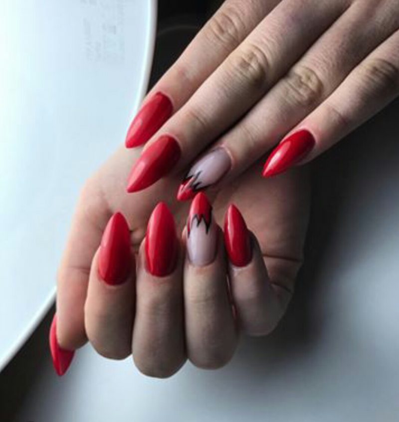 70+ Smashing Red Nail Designs That Are Perfect For February 2020 - The ...