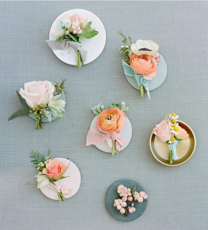 15 Beautiful Boutonniere Pins Designs For Weddings - The Glossychic