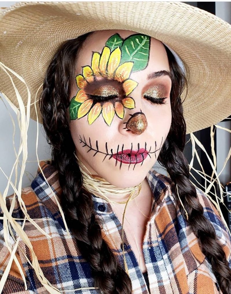 40+ Scarecrow Makeup Ideas For Halloween - The Glossychic