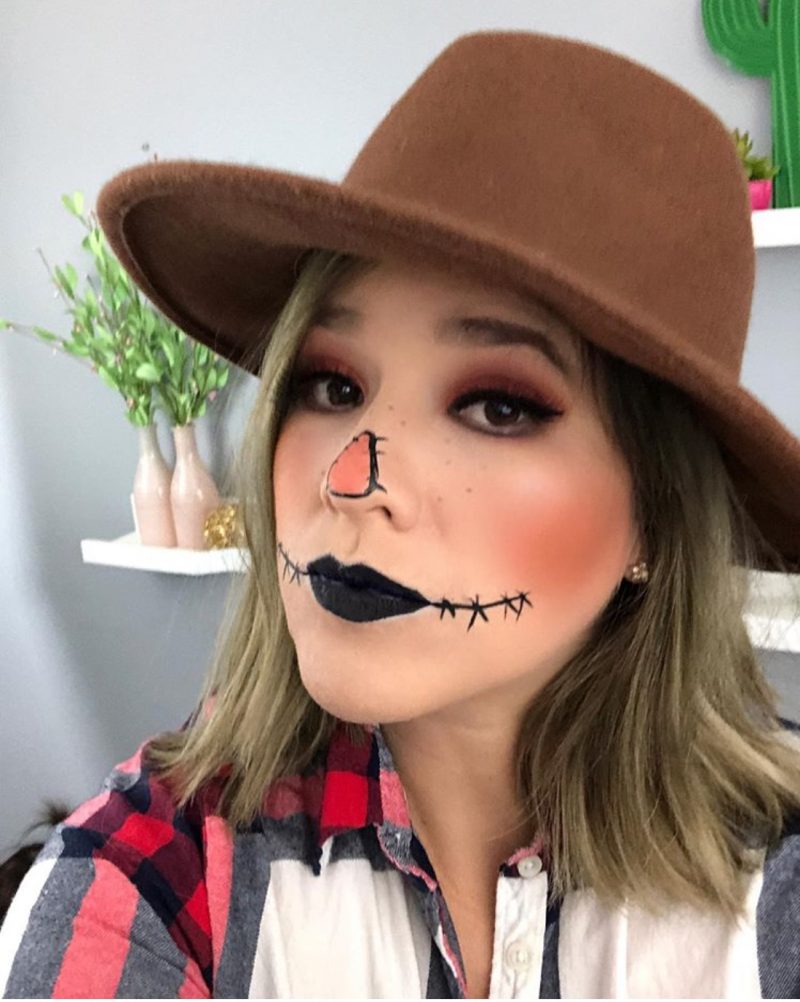 40+ Scarecrow Makeup Ideas For Halloween - The Glossychic