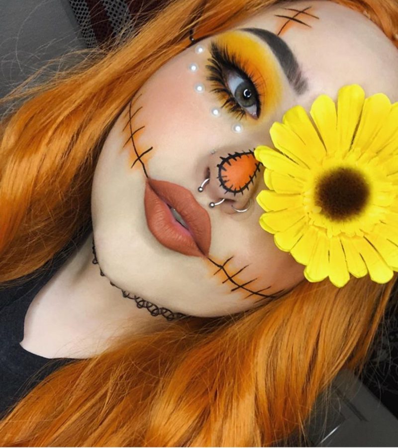 40+ Scarecrow Makeup Ideas For Halloween - The Glossychic