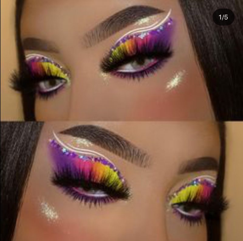 50+ Ways To Pull Off The Neon Makeup Trend - The Glossychic
