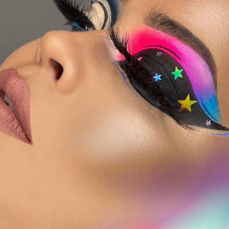 50+ Ways To Pull Off The Neon Makeup Trend - The Glossychic