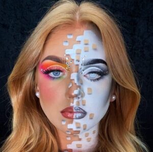 28 Epic Half-Face Makeup Ideas For Halloween 2021 - The Glossychic