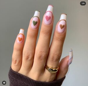 24 Lovely Heart Nail Designs For Valentine's Day - The Glossychic