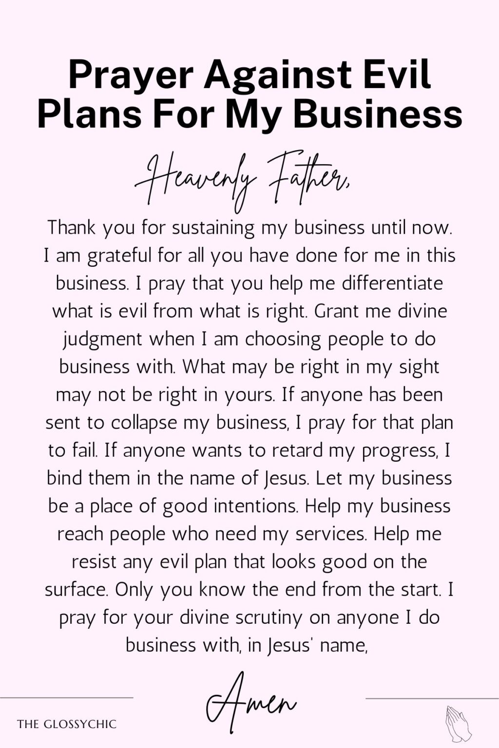 20 Work And Business Prayer Points For Success - The Glossychic