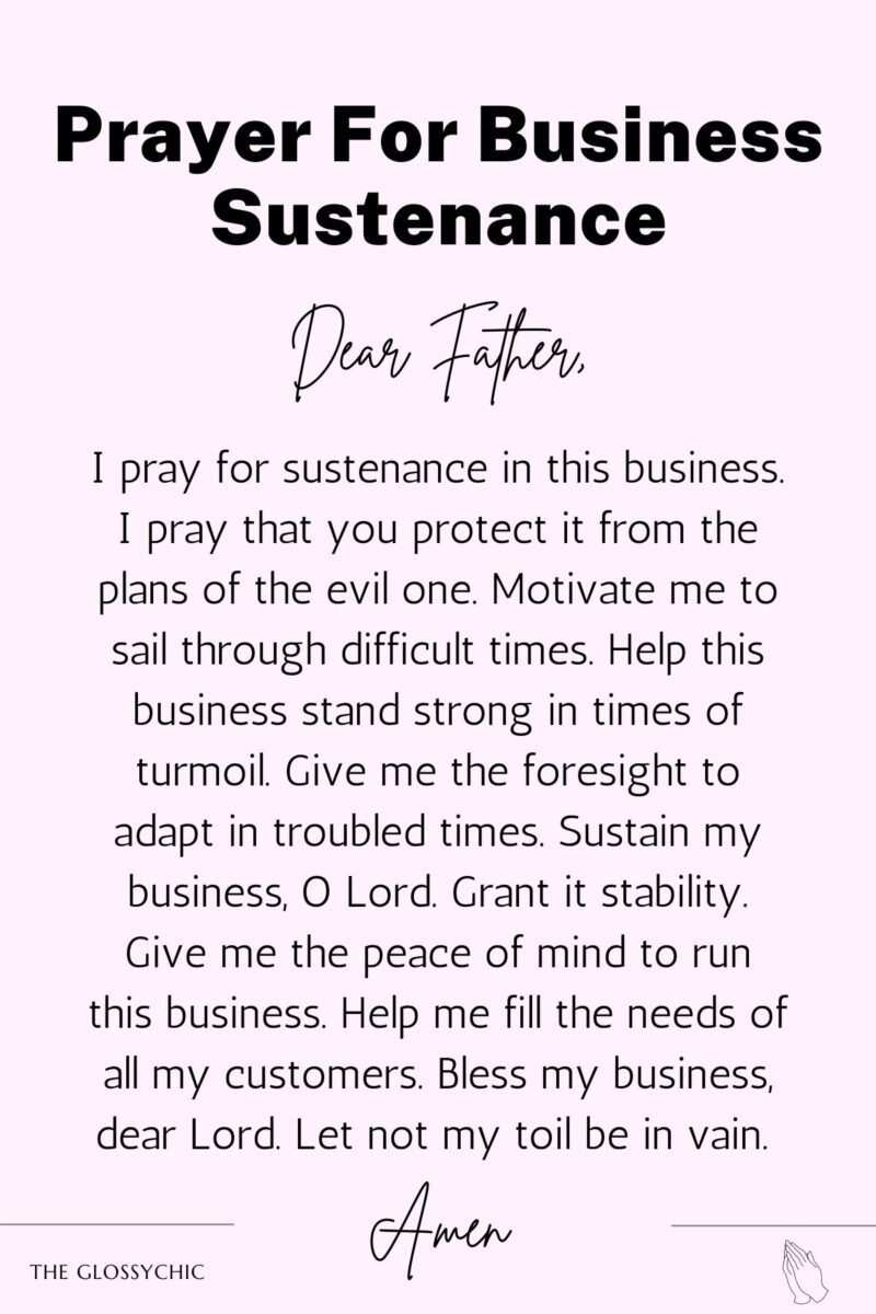 20 Work And Business Prayer Points For Success - The Glossychic