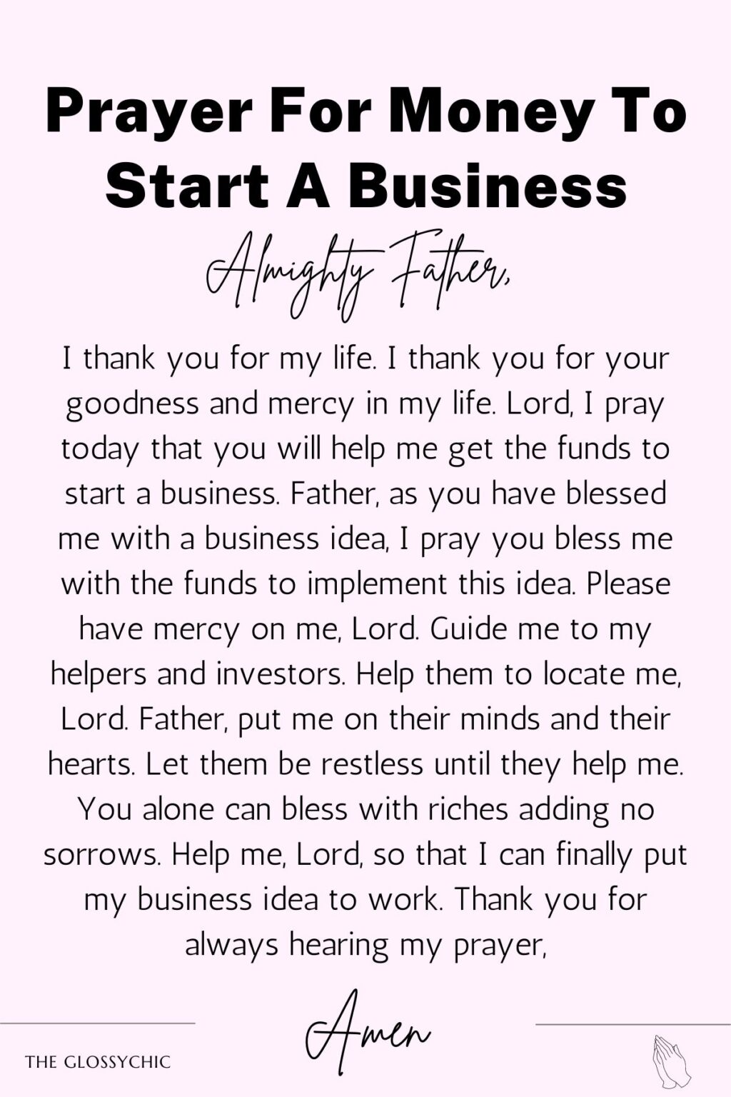 20 Work And Business Prayer Points For Success - The Glossychic