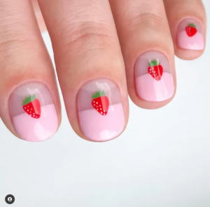 20+ Beautiful Strawberry Nail Design Ideas - The Glossychic