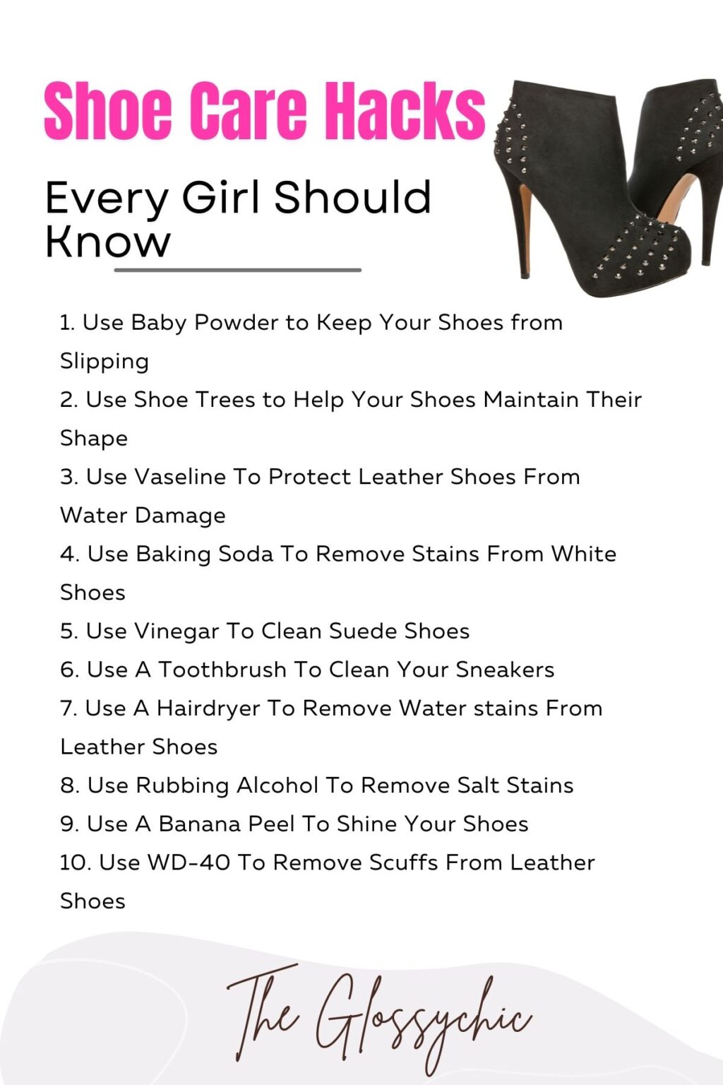 10 Shoe Care Hacks Every Girl Should Know - The Glossychic