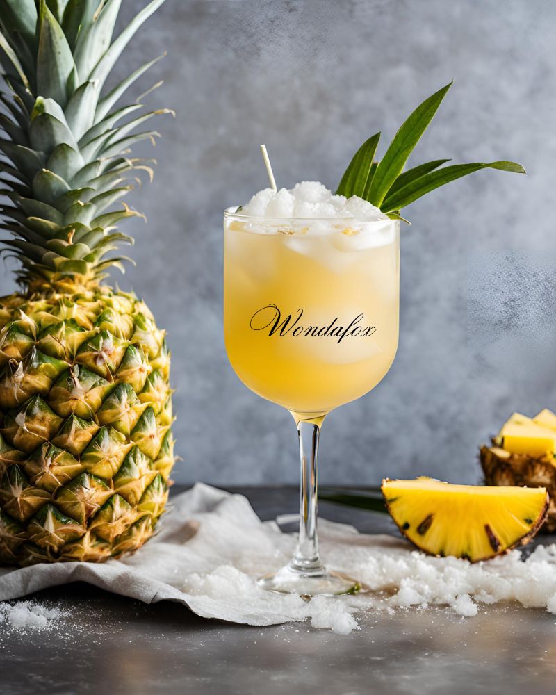 Pineapple And Coconut Rum Cocktail - The Glossychic