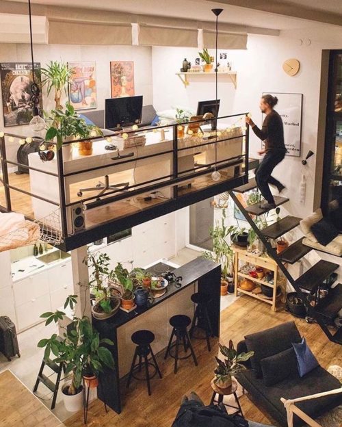 38 Stunning Industrial Loft Design Ideas - The Glossychic